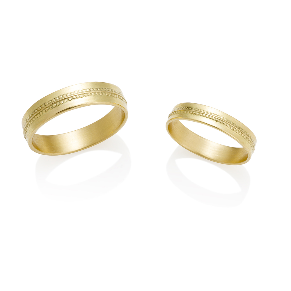 Sand Significance Ring, 18K Gold (Large) - J. McVeigh Jewelry