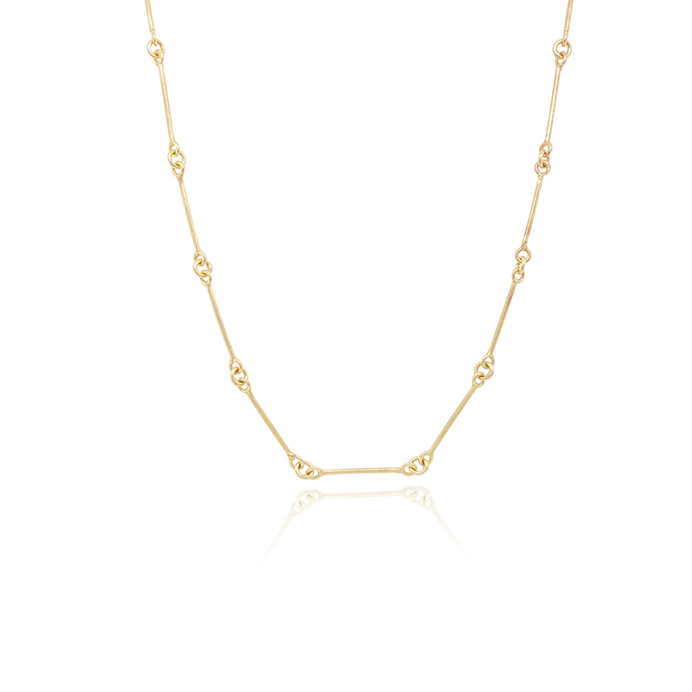Segment necklace in 18k - J. McVeigh Jewelry