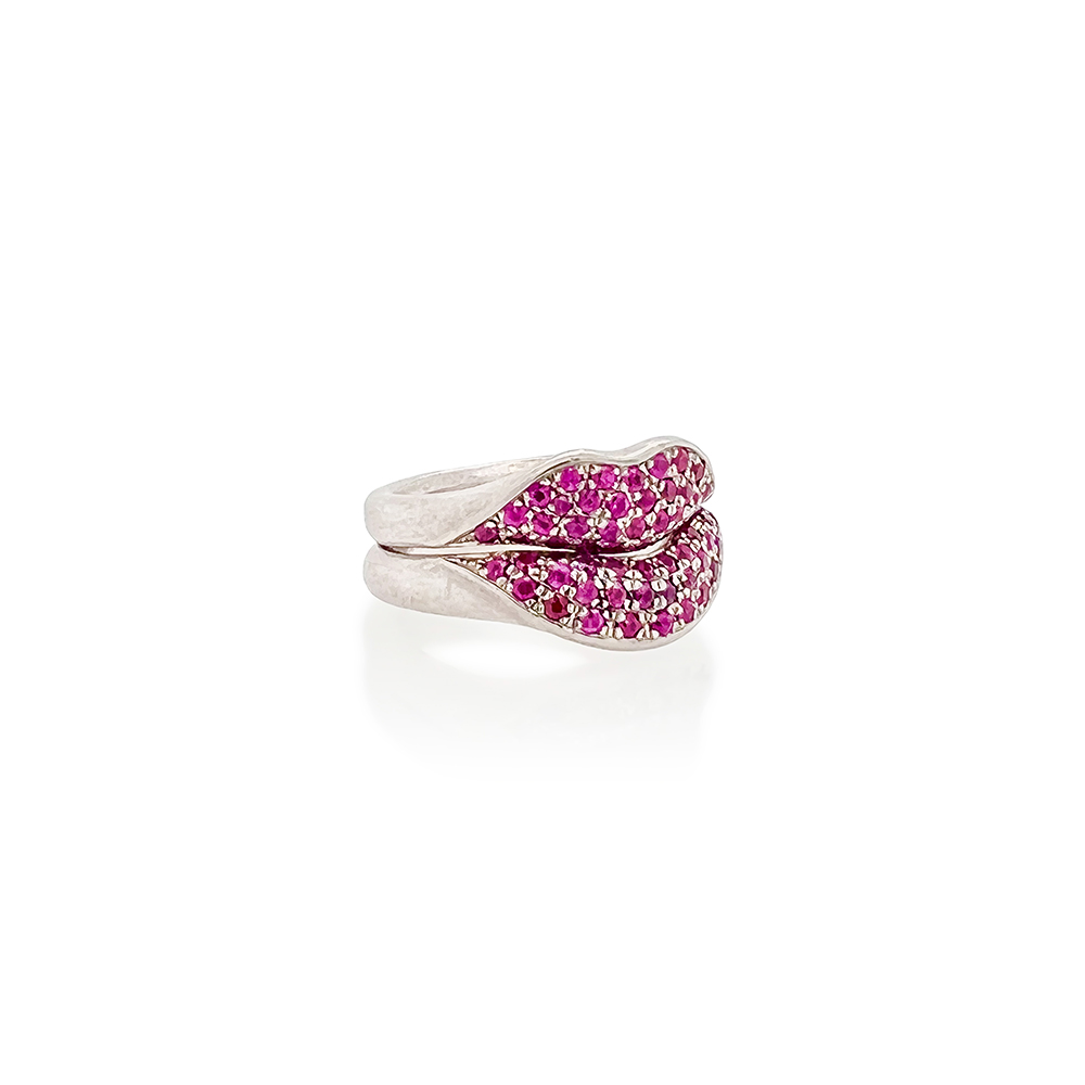 "Luscious ruby lips" rings - J. McVeigh Jewelry