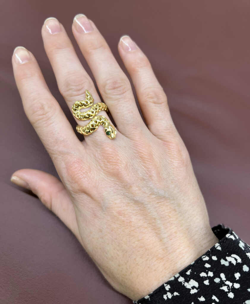 double headed snake ring - J. McVeigh Jewelry