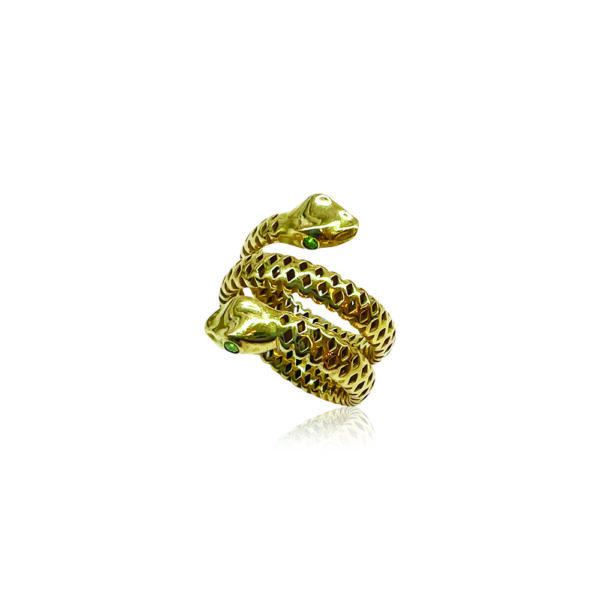 double headed snake ring - J. McVeigh Jewelry