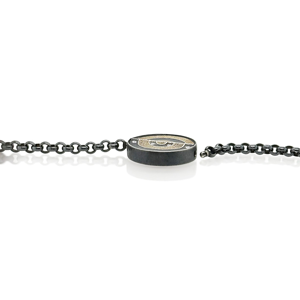 Round Vario clasp with diamonds - J. McVeigh Jewelry